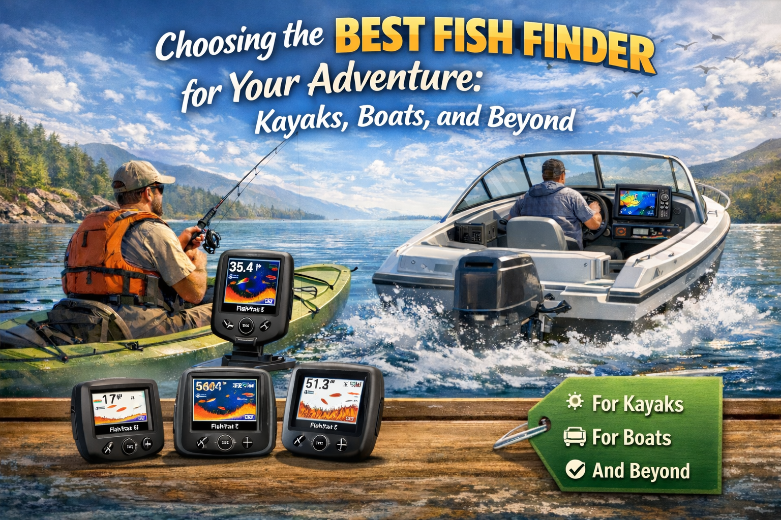 Choosing the Best Fish Finder for Your Adventure: Kayaks, Boats, and B ...