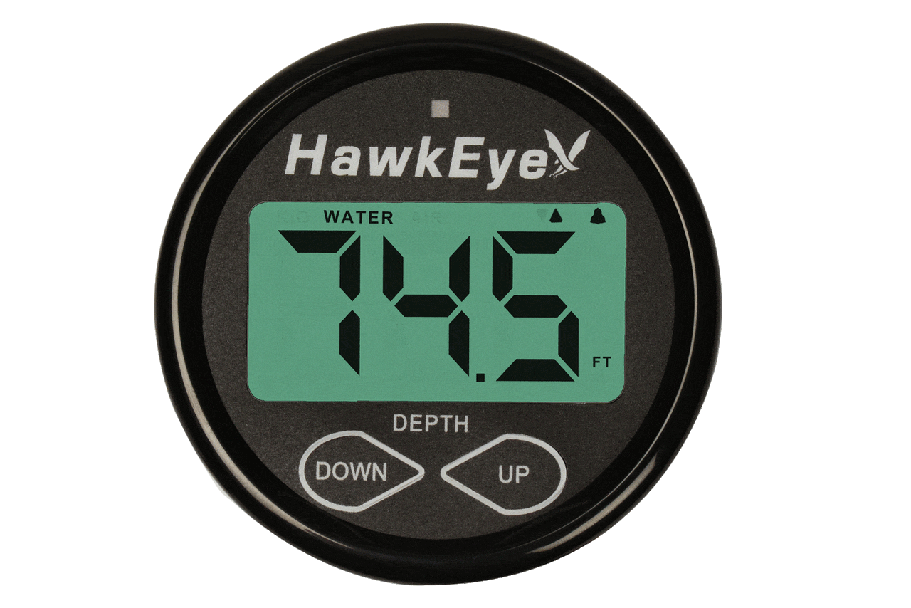 DepthTrax 2BX | Boat Mount Depth Finder – HawkEye® Electronics